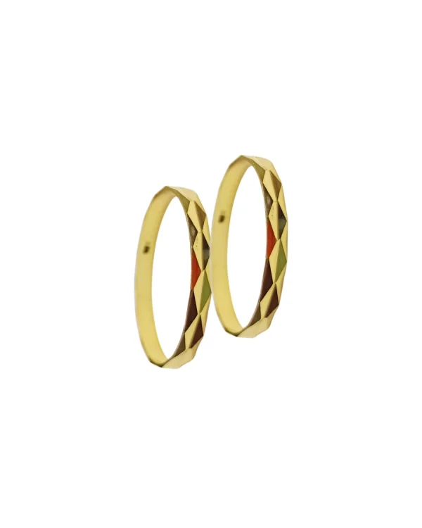 Ilusiones Talladas Rombo Oro 18K – Geometría Sutil | Oro 18K | Joyas KM ...